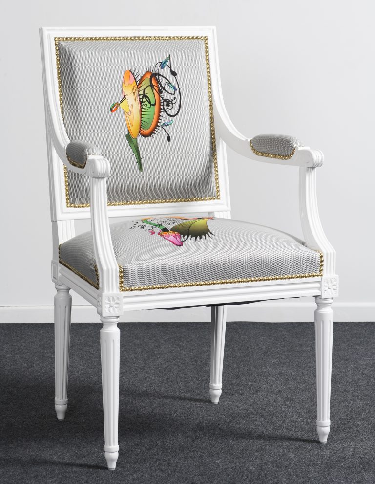 Fauteuil Jacob bout de table, style Louis XVI - Balzarotti - Créateur ...