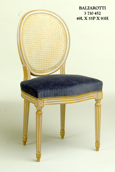 Chaise Médaillon style Louis XVI - Balzarotti - Créateur de Meubles et ...